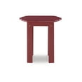 Linon Adirondack Sturdy Solid Acacia Wood Outdoor Side Table in Red ...