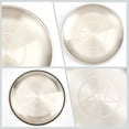 1 Set Star Ritual Plate Dish Stainless Steel Flat Bowl Round Tray ...