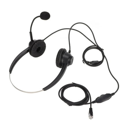 Wired Telephone Headphone Office Headset Communication Headphone ...