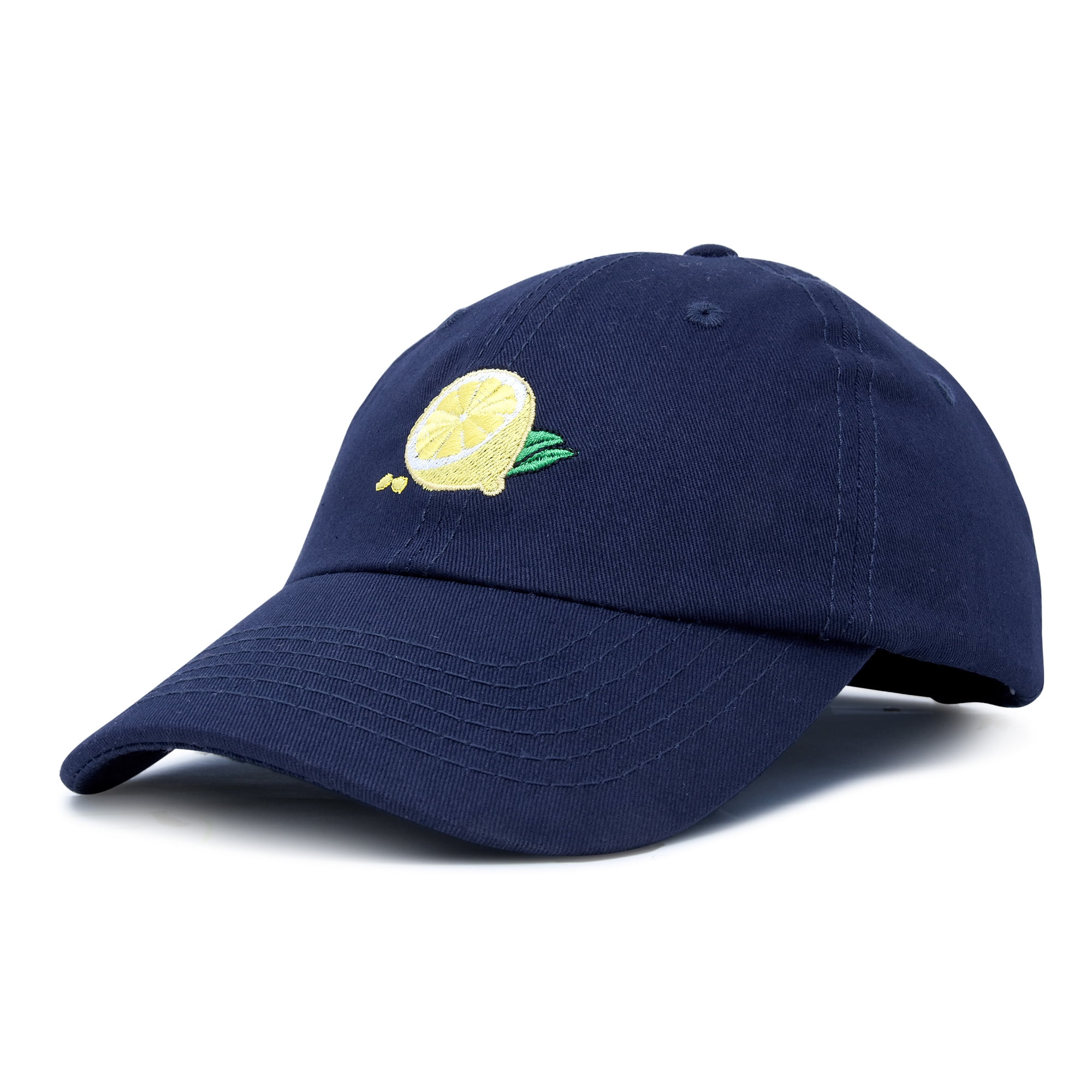 DALIX Lemon Hat Baseball Cap in Navy Blue - Walmart.com