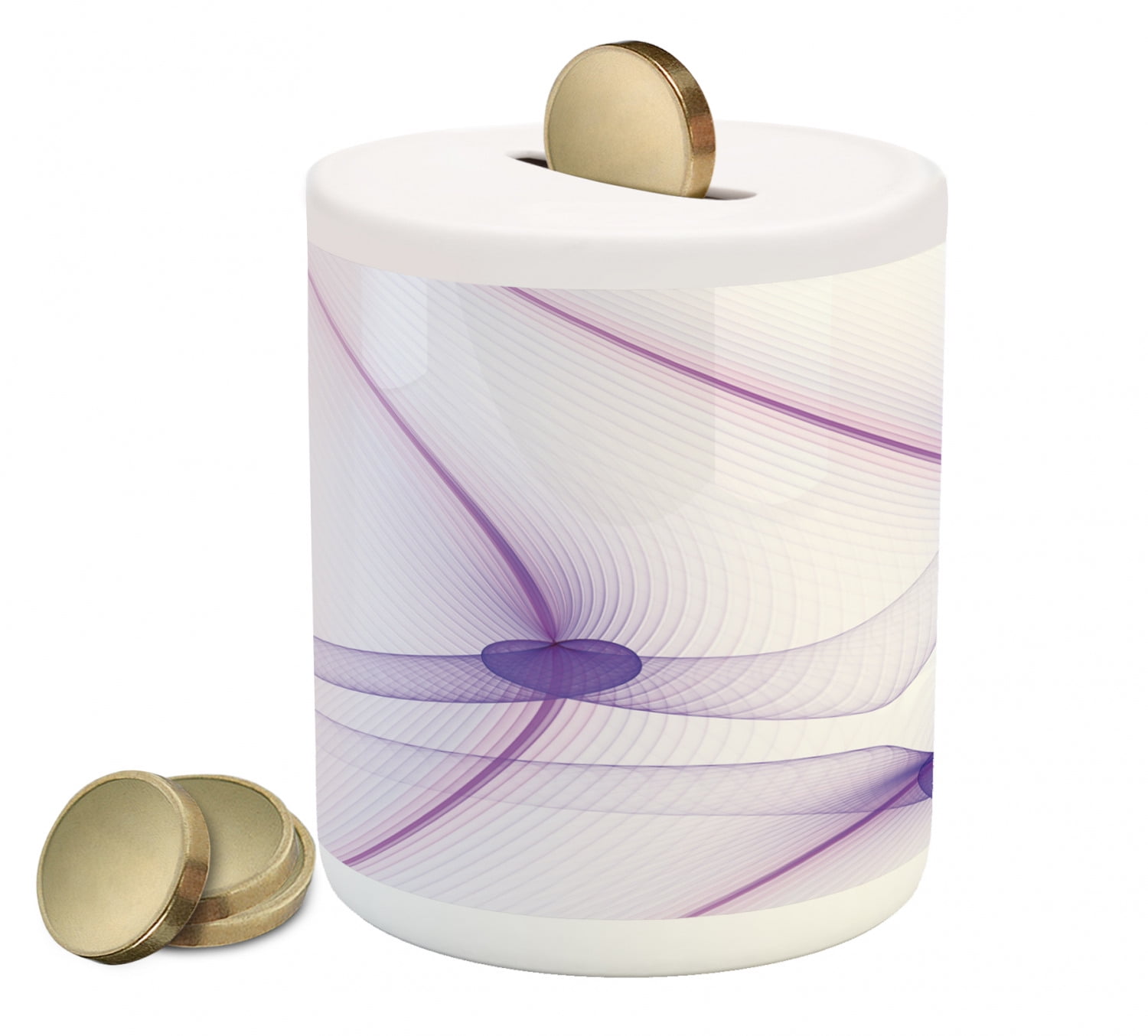 Spires Piggy Bank, Unique and Modern Illustration of Digital Odd ...