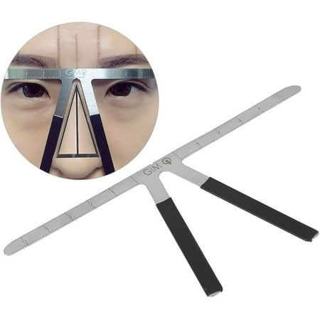 Eyebrow Ruler, Reusable Permanent Balance Ruler, Adhesive Eyebrow Micr ...