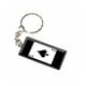 Playing Cards Ace Of Spades Poker Keychain Key Chain Ring - Walmart.com
