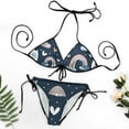 Dnagsbbsn Owl3 Women Swimsuits Triangle Bikini Set Bathing Swimsuit