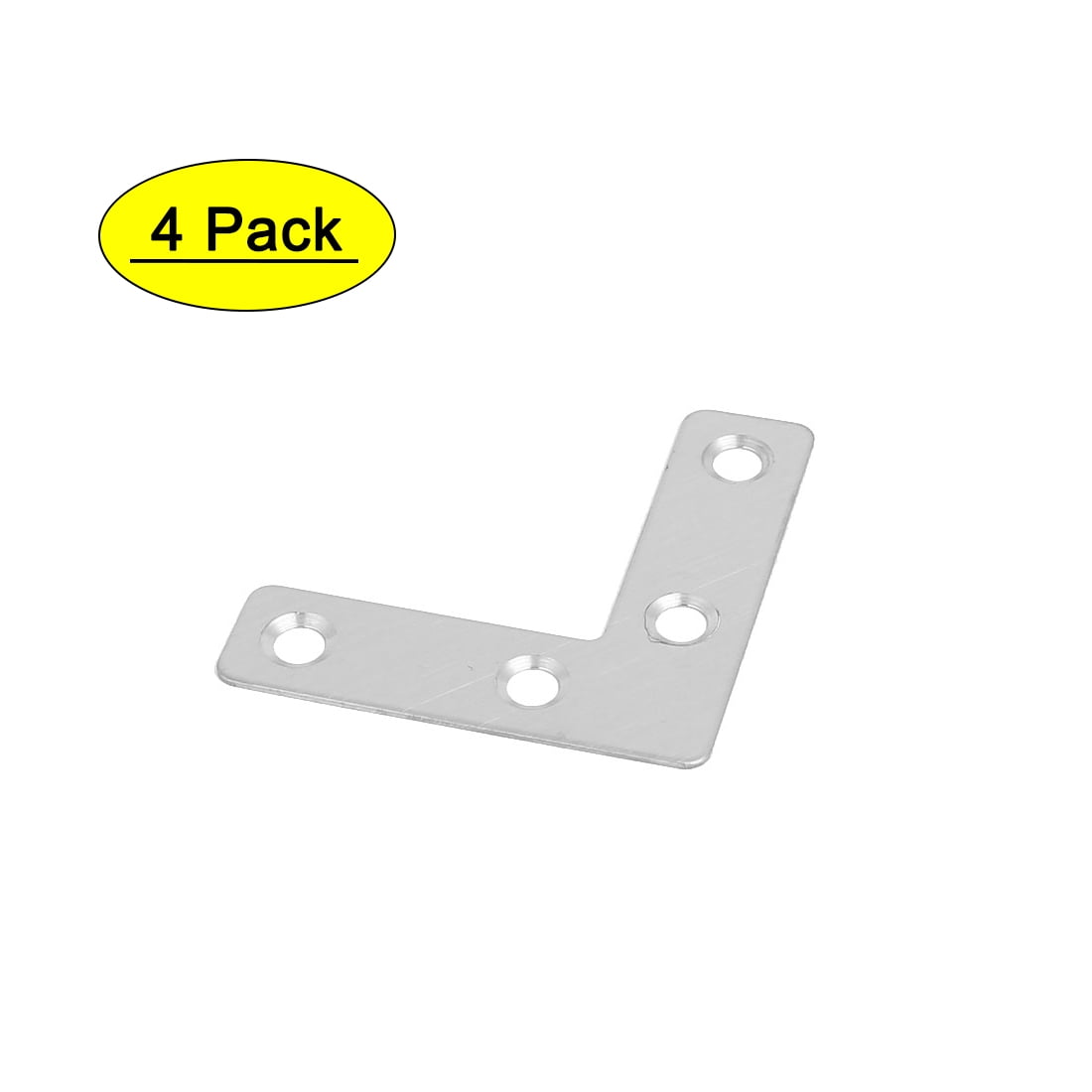 50mmx50mmx1mm Stainless Steel Flat L Shaped Corner Brace Repair Plates ...