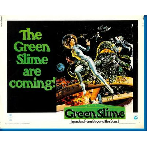 Green Slime Movie Poster Art Poster 24x36 Unframed, Age: Adults ...