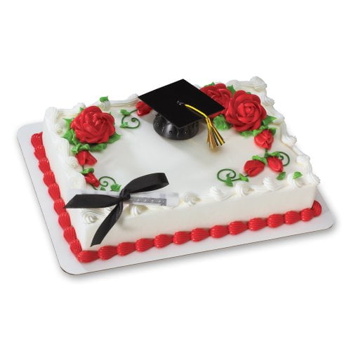 Decopac Black Graduation Cap with Tassel DecoSet Cake Topper - Walmart.com