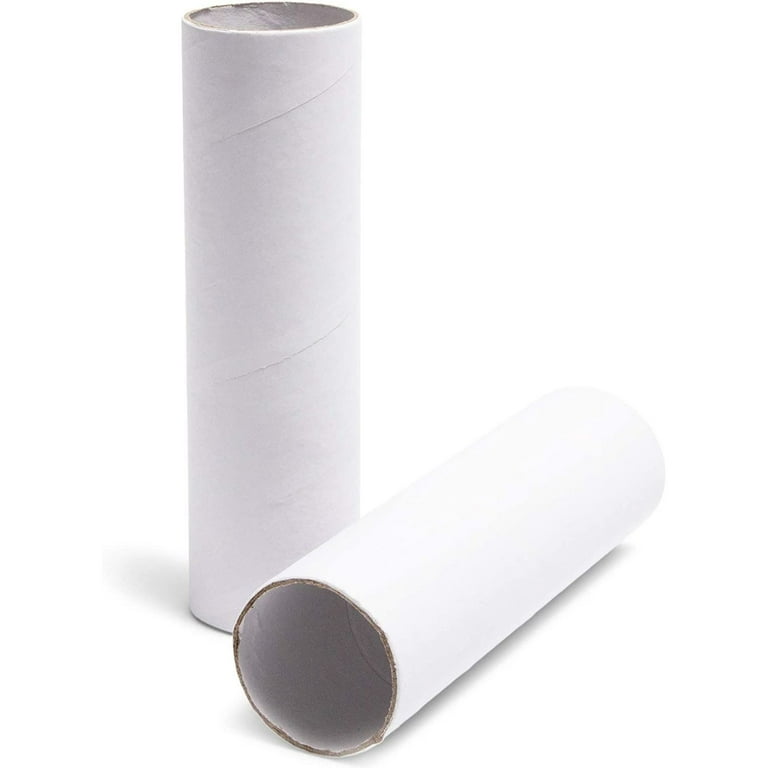White Cardboard Tubes