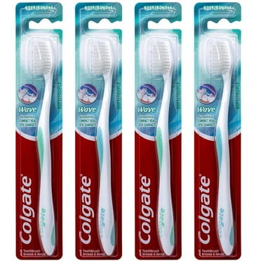 Colgate Wave Toothbrush Multipack - Ultra Compact, Soft Bristles ...