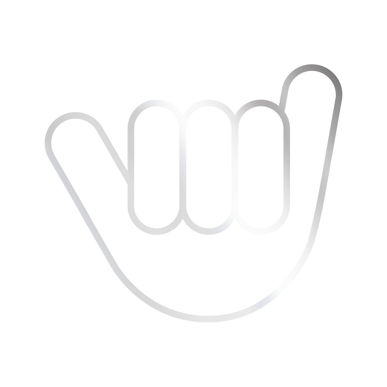 Shaka Sticker Decal Die Cut - Self Adhesive Vinyl - Weatherproof - Made ...