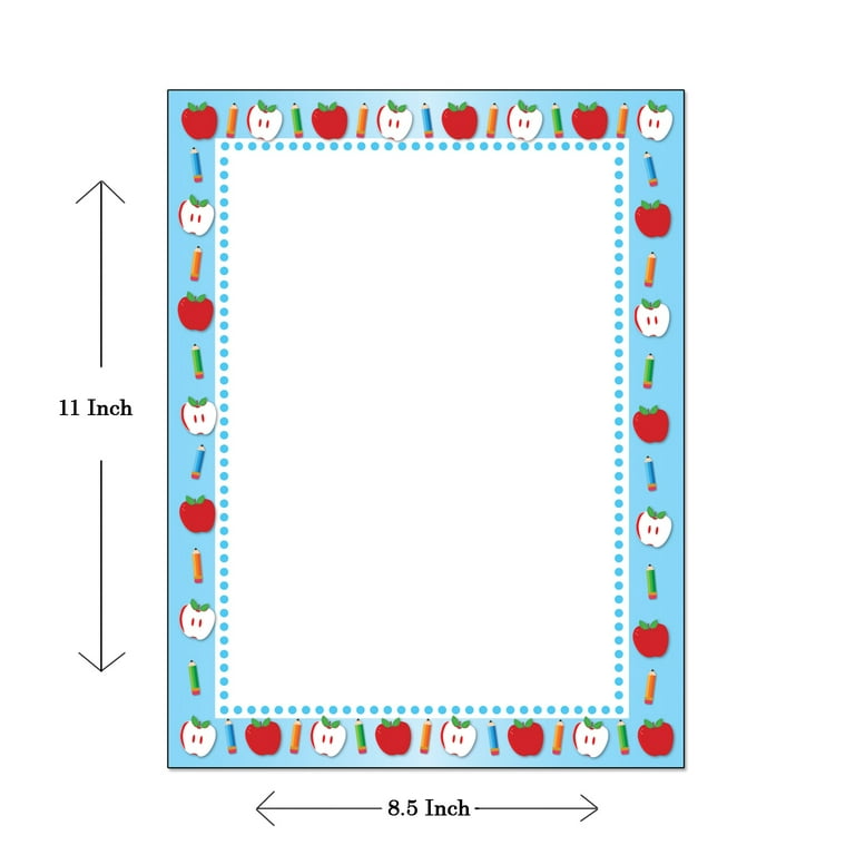 School Paper Border Designs