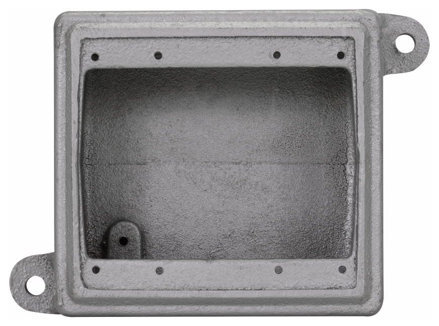 Crouse-Hinds FD062, Cast Device Box, Two Gng Deep Cast Device Bx Blank ...