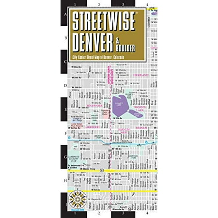 Streetwise Denver Map: Laminated City Center Map of Denver, Colorado ...