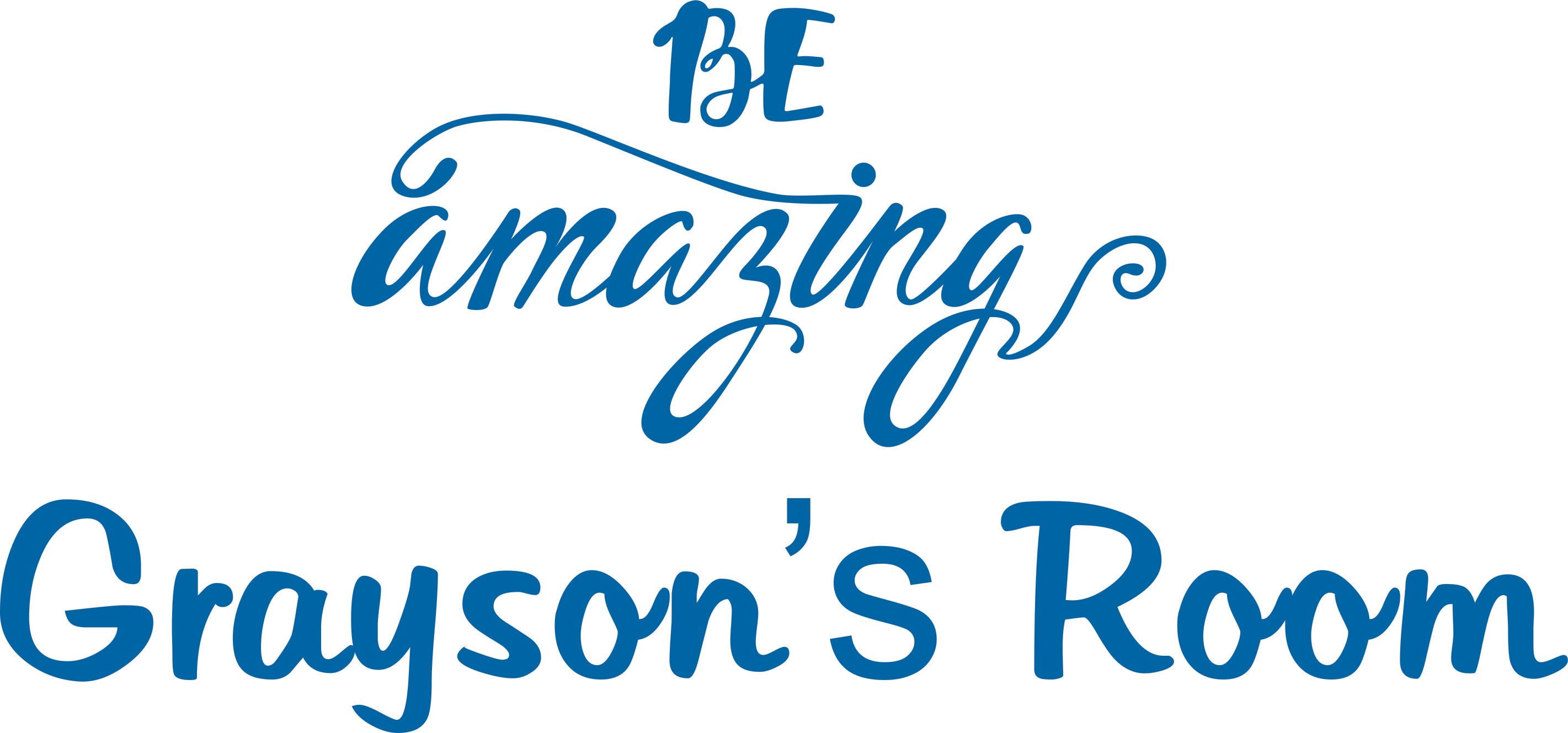 Wall Decal Be Amazing Life Motivation Brave Journey Travel Motivation ...