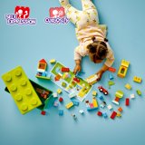 LEGO DUPLO Classic Deluxe Brick Box Building Set with Toy Storage 10914 ...