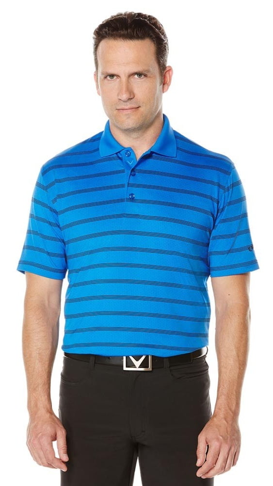 Callaway Ventilated Stripe Polo - Walmart.com