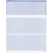 Computer Check Paper - Blank Personal Wallet Checks 3 on a Page ...