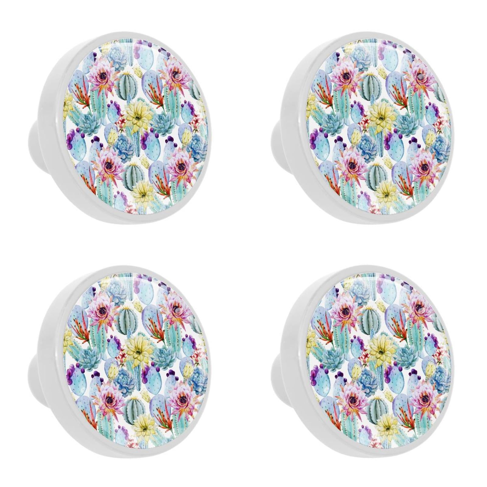 4 Pcs Cactus Knobs for Kitchen Cabinet Cupboard Dresser Bookcase Drawer ...