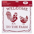 Farmhouse Reusable Stencils by Craft Smart¬Æ, 12" x 12", 88 DIY Decor ...