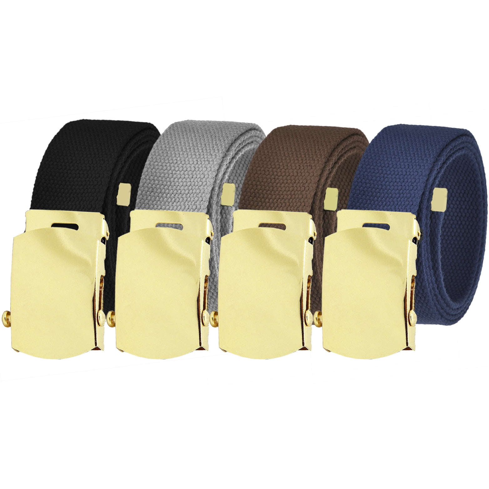 Men's Essentials Adjustable Belt Pack High Strength Canvas Web Belt ...