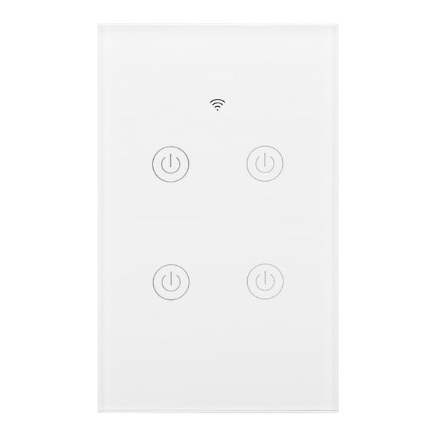 WIFI Wall Switch,Smart Switch Wireless Voice Wireless Wall Switch Gang ...