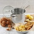 Oster Sangerfield 4.8 Qt Stainless Steel Deep Fryer Set with Lid ...