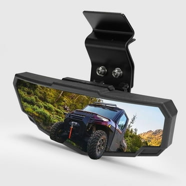 UTV RearView Mirror SXS UTV Mirror with 1.75" Clamps and Convex Design ...
