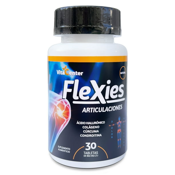 Acido Hialuronico Colageno Y Curcuma FLEXIES 30 tabletas | Bodega ...