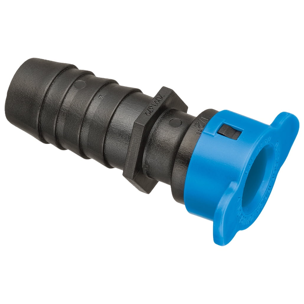 Hydro-Rain Blu-Lock Barbed Adapter-Size:3/4" Barb x 1/2" BL Swing ...
