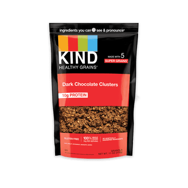 Kind Snacks Healthy Nuts Dipped Clusters, Dark Chocolate Almond Butter ...