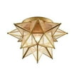 Gold Star Ceiling Light Modern Brass Flush Mount Lights - Walmart.com
