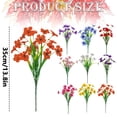 Artificial Violet Verdsylv Realistic Artificial Violet Flower Bouquet ...