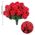 Agiufgs Artificial Geranium Flowers, 6 Bunches 13 Inches Long, Lifelike ...