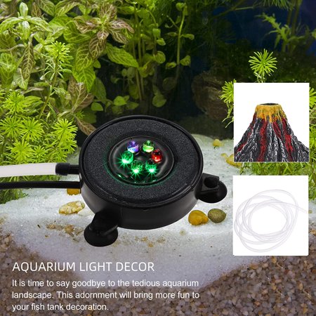 Aquarium Bubbler Decoration Fish Tank Bubbler Lamp Air Bubbler Stone ...