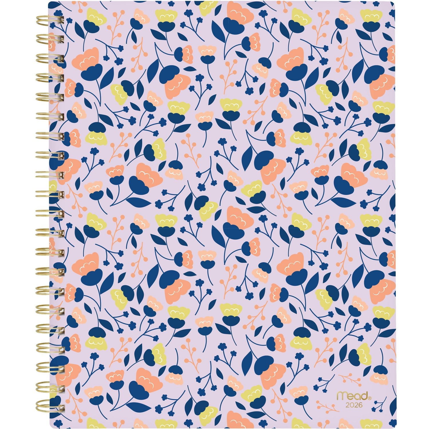 Click here for 2026 Mead Floral Leaves Large Weekly Hard Cover Pl... prices