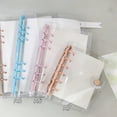 A6 PVC Notebook Binder, Transparent Round Rings Binder, Paper Insert ...