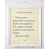 George R.R. Martin - I Have Lived A Thousand Lives - Book Page Quote ...