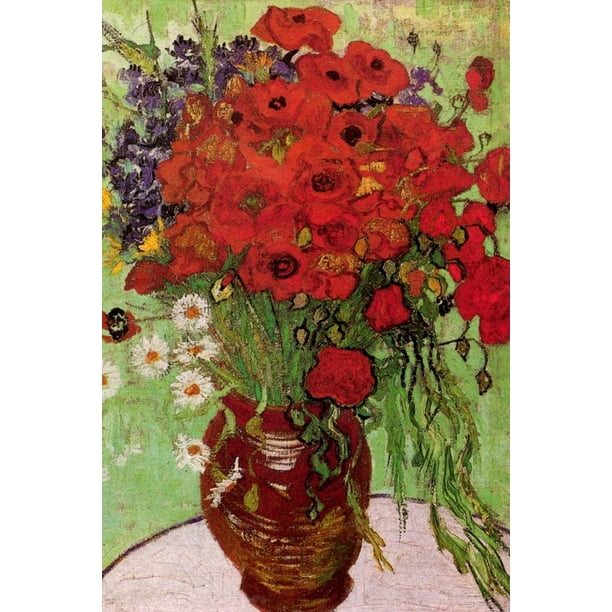 Vincent Van Gogh Red Poppies And Daisies Van Gogh Wall Art ...