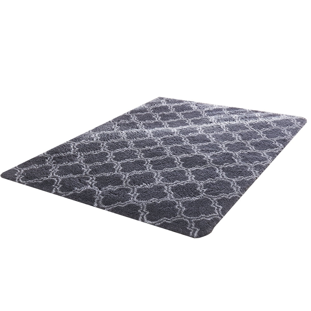 Oval fluffy ultra soft bedroom carpet Plush plush carpet - Walmart.com