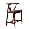 Boraam Wishbone 24" Counter Stool, Multiple Colors - Walmart.com