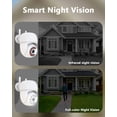 InstaVision 1080P WiFi Pan/Tilt Camera, Smart Dual-Light Color Night ...