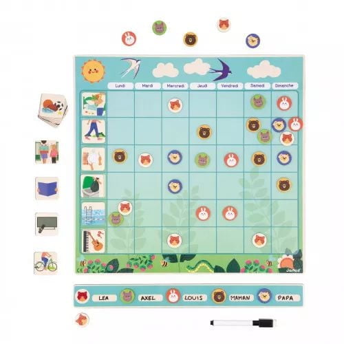 Click here for Janod - Family Planner Board + 97 Magnets Weekdays... prices