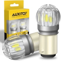 AUXITO 1157 LED Bulb White, Extremely Bright 3030 Chipsets, 7528 BAY15D ...