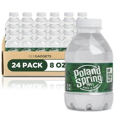 POLAND SPRING Brand 100% Natural Spring Water, 8-ounce mini plastic ...