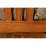 Homestock Comfortable Tuscan Temptations Hardwood Futon Frame with ...