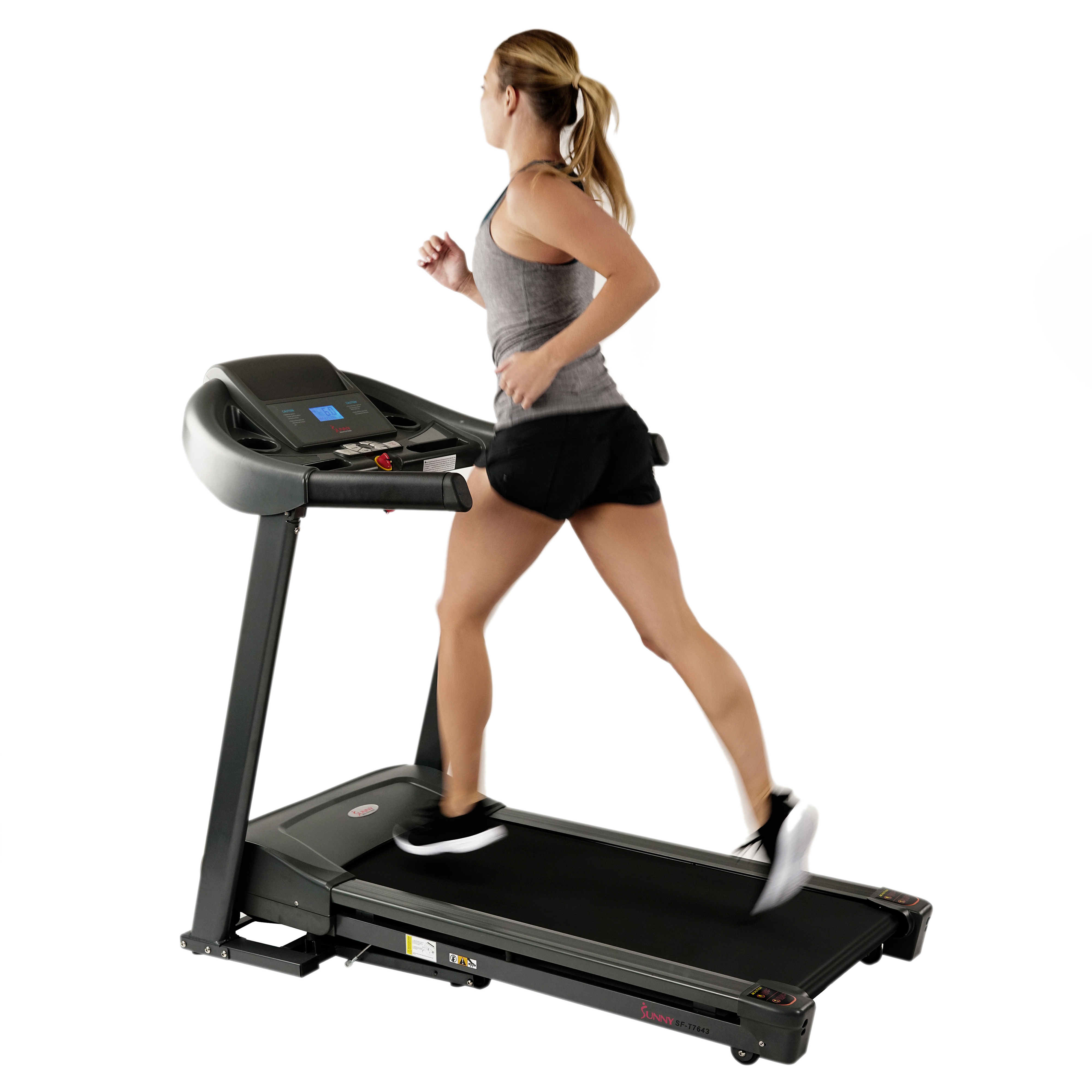 Sunny Health & Fitness Heavy Duty Treadmill for Walking and Running ...