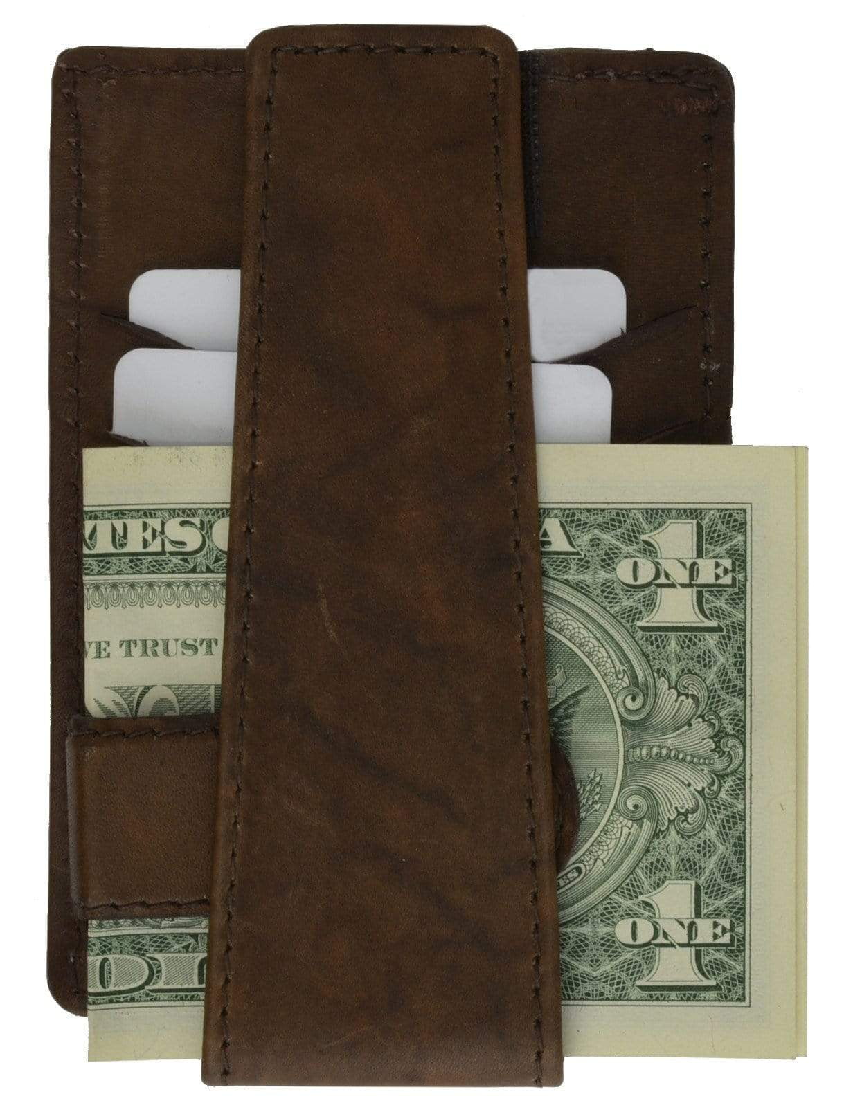 Genuine Leather Deep Pocket Wallet and Money Clip by Marshal Wallet ...