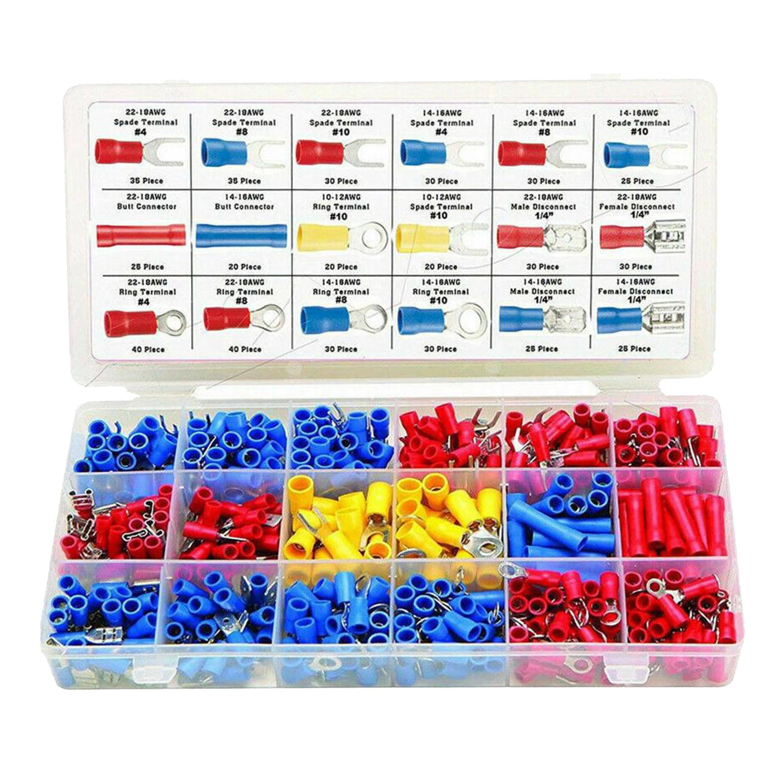 520 Piezas Surtido de Terminales de Cables Eléctricos Aisdos de Embado ...