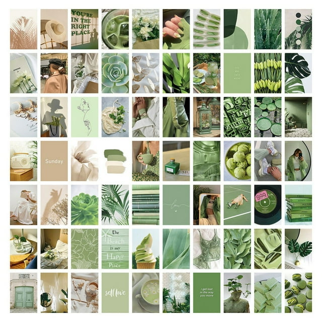 Wall Collage Kit for Aesthetic Pictures, Danish Pastel Room Decor, 50 70 photo collages, Dorm ...