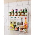 2-Tier Bathroom Storage Organizer Rack, Stainless Steel Shower Caddy ...